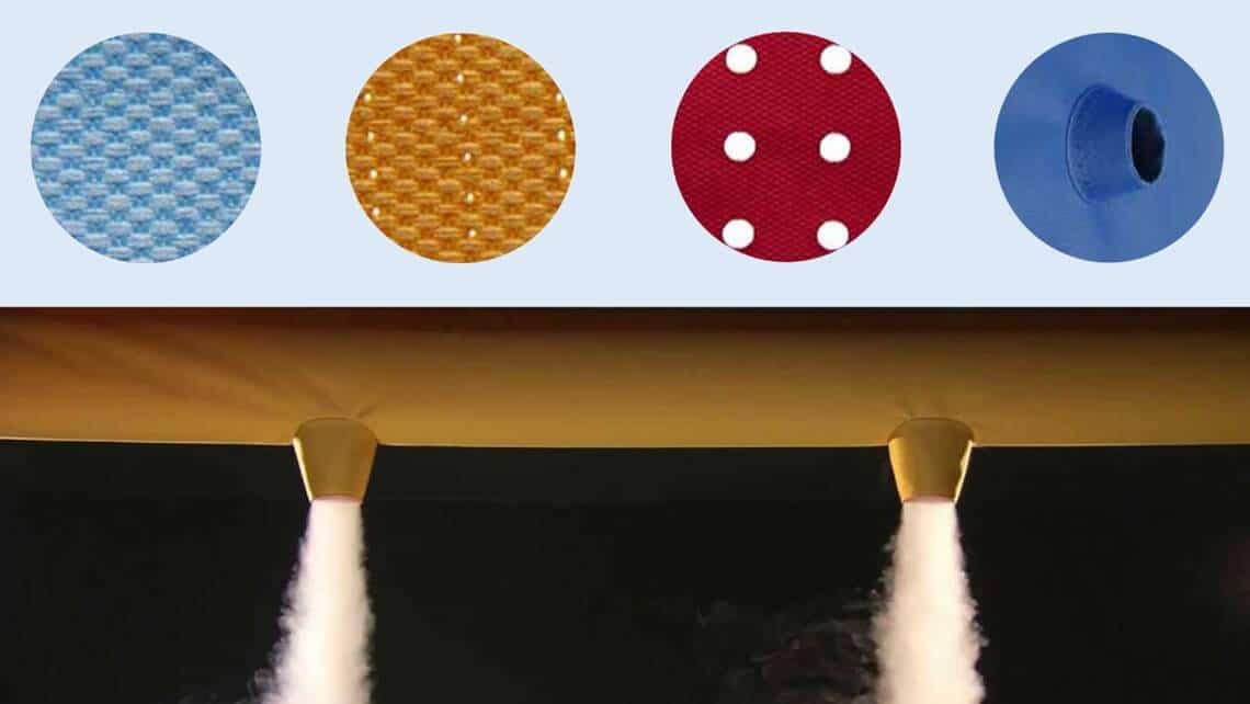 Perforating Holes on Fabric Ducts by Laser
