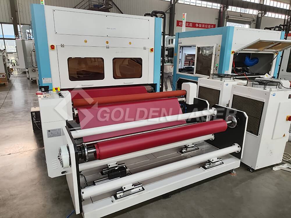 Textile Laser Machine with Two Galvo Scan Heads - Goldenlaser