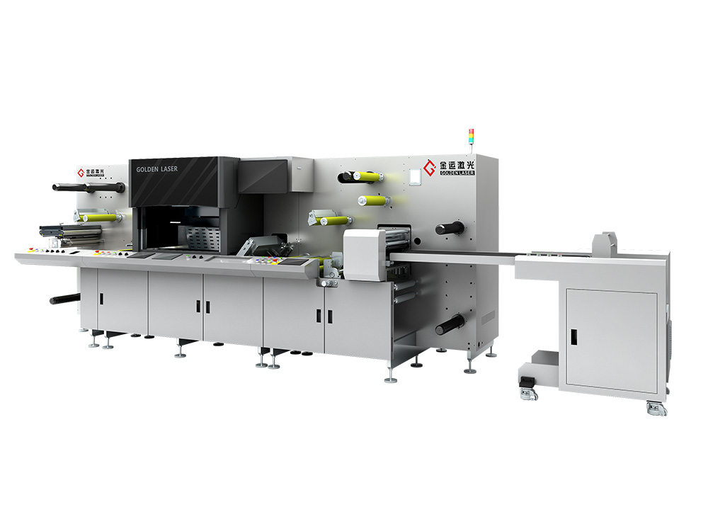 Roll-to-Roll Laser Die Cutting Machine with Slitting and Sheeting ...