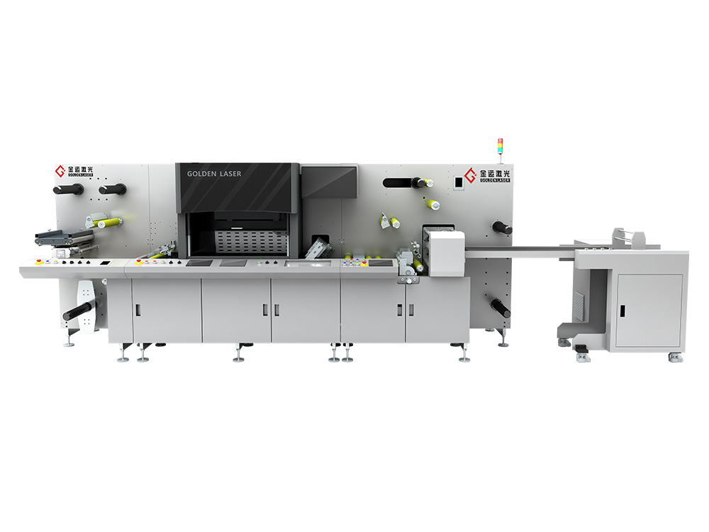 Roll-to-Roll Laser Die Cutting Machine with Slitting and Sheeting ...